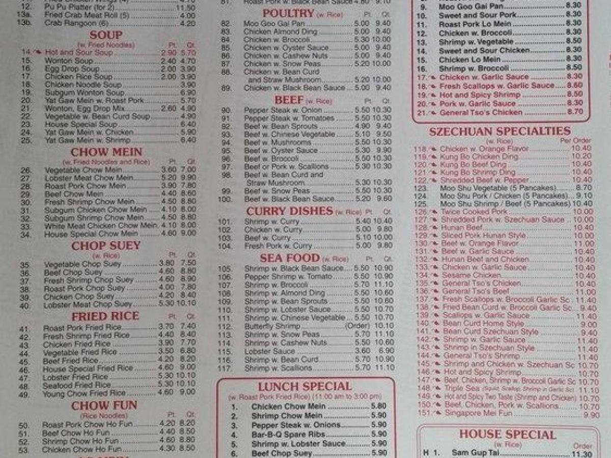 Dragon Garden Chinese Restaurant | Great Northern Catskills of Greene ...